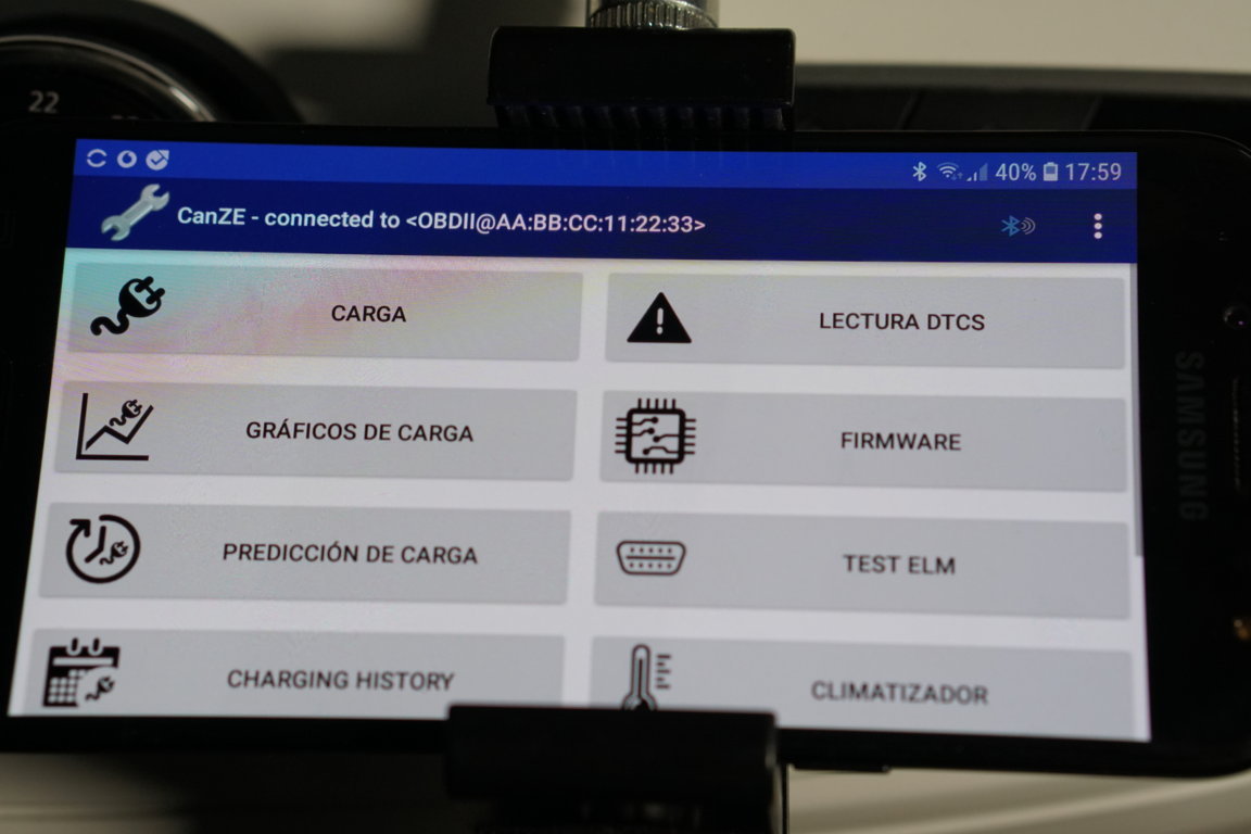 Software CanZE mediante OBDII